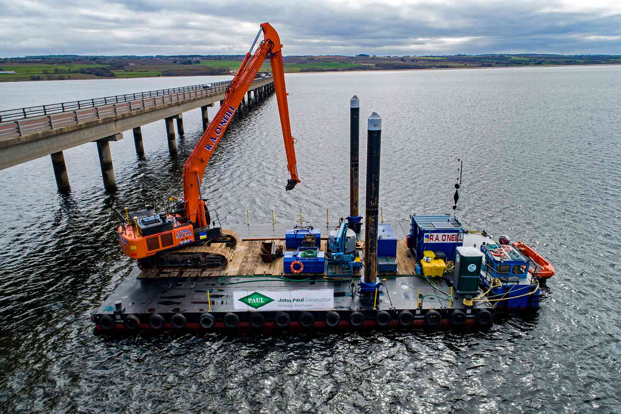 A9 Cromarty Bridge Scour Works (Phase 1, 2 & 3) - John Paul Construction