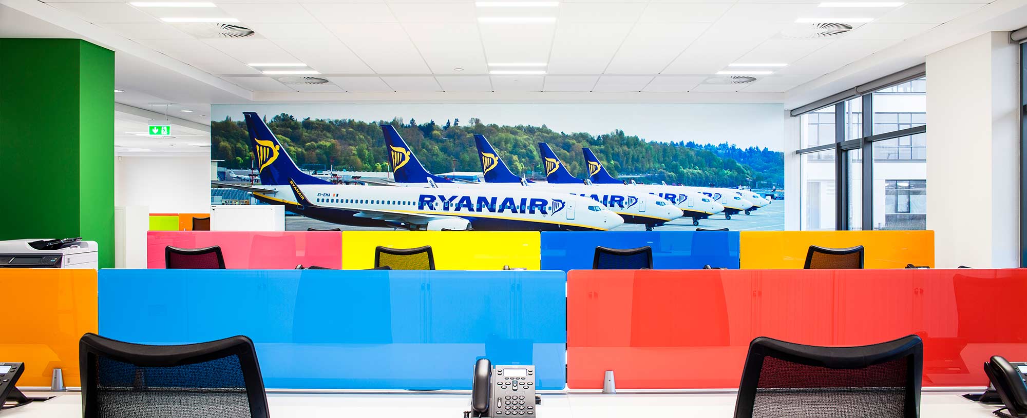 Ryanair Office Fitout - John Paul Construction