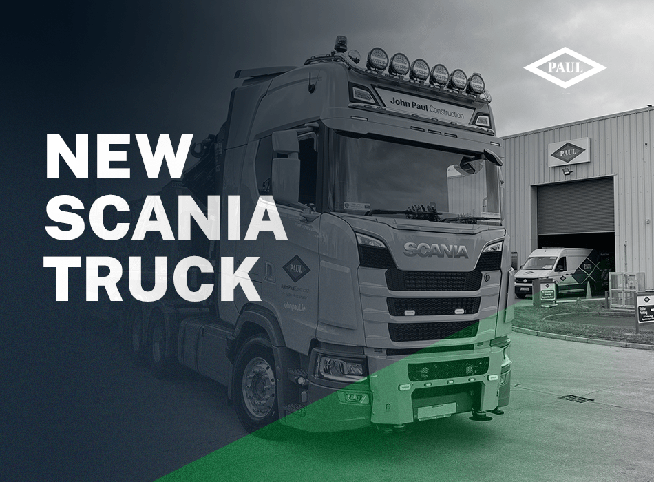 New Scania Truck - John Paul Construction